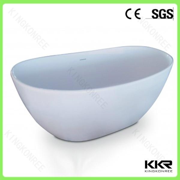 White matt solid surface bath tub - KKR bathtub - KKR (China ...