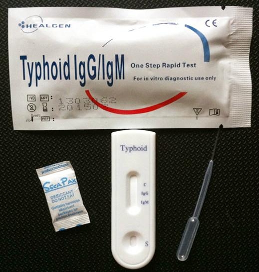 Typhoid IgG/IgM One Step Rapid Test Device - HEALGEN;ORIENT GENE;DS ...