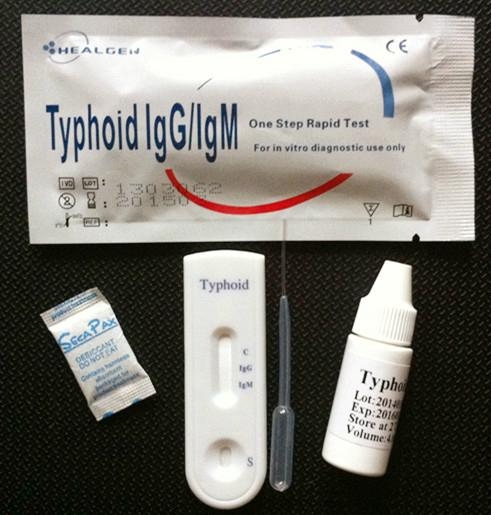 Typhoid IgG/IgM One Step Rapid Test Device - HEALGEN;ORIENT GENE;DS ...