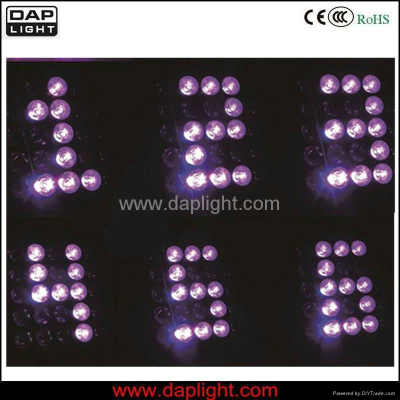 5x5 LED Moving Head 25x12 Watt RGBW LEDs Matrix Beam Club Light - DAP ...