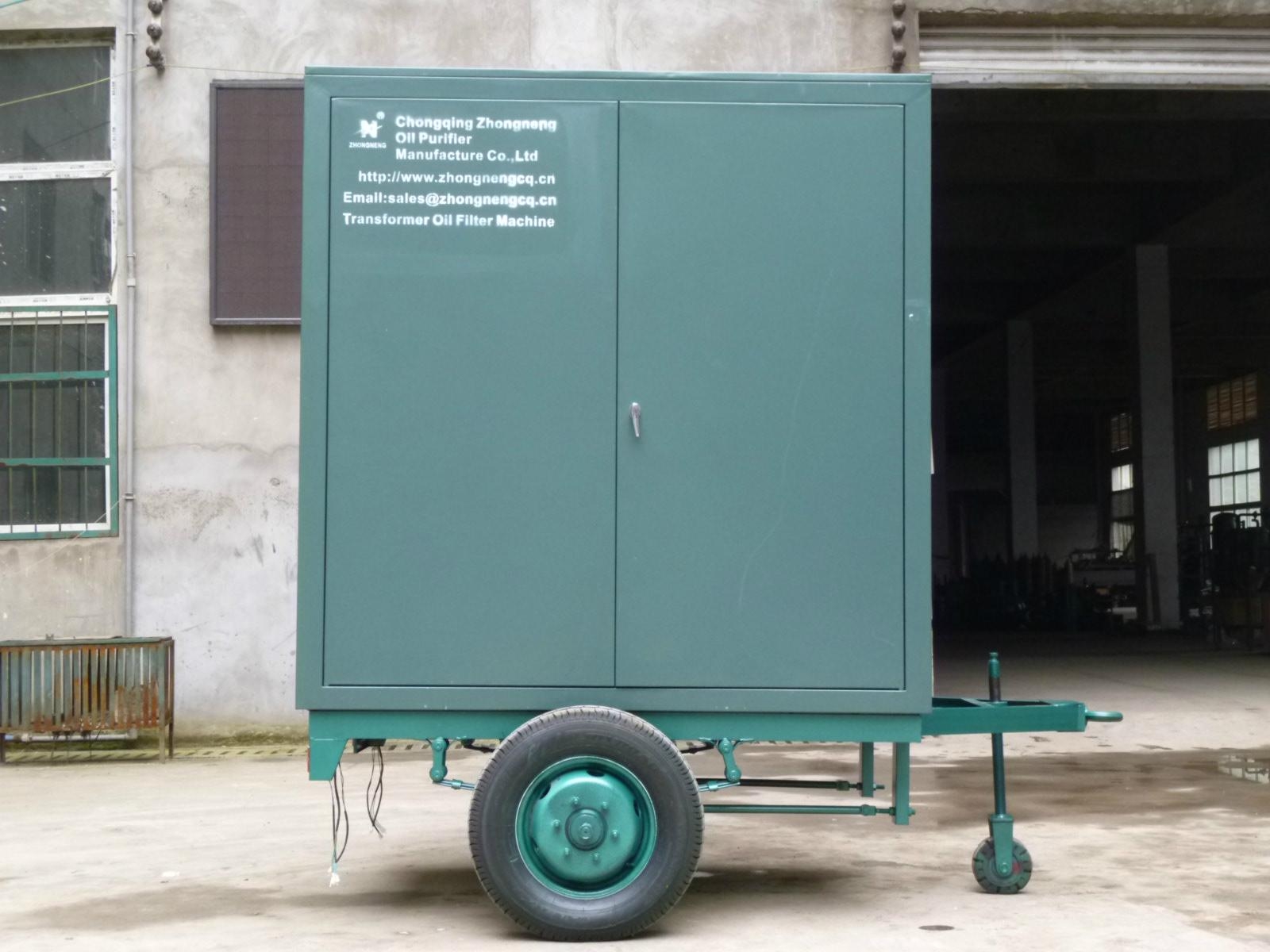 Portable trailer type transformer oil purifier processing machine - ZYD ...