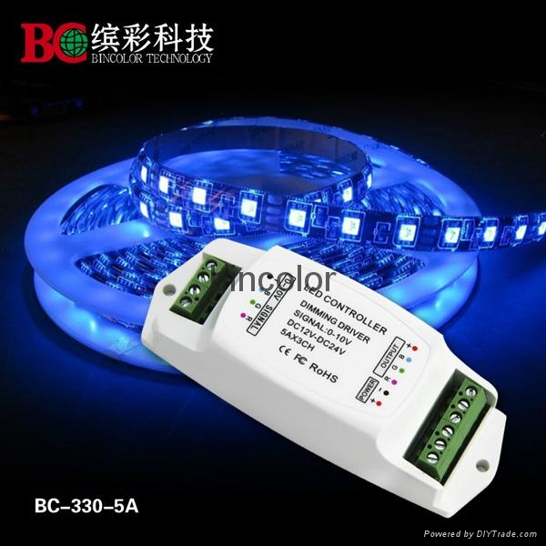 DC12V-24V 5Ax3 channels LED rgb dimming driver controller - BC-330-5A ...