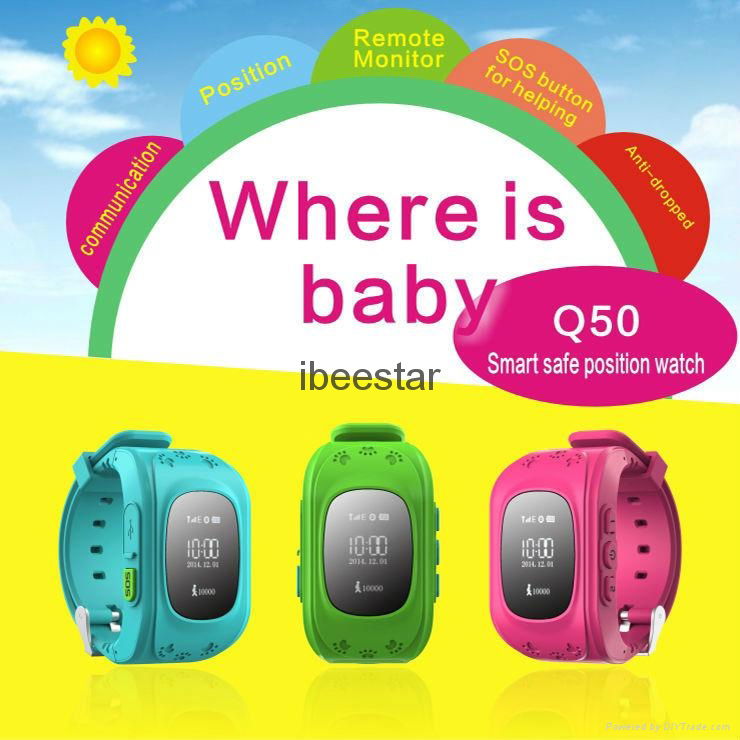 Kids smart watch with SOS function ,kids GPS wrist watch Anti-lost ...