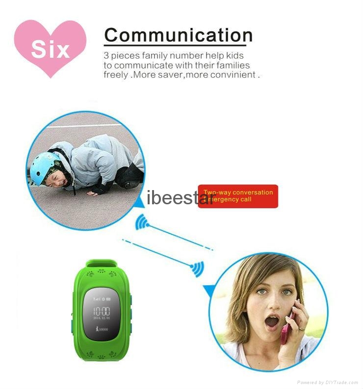 Kids smart watch with SOS function ,kids GPS wrist watch Anti-lost ...