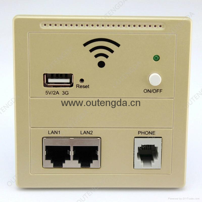 歐騰達KY928入牆式AP旅館客房無線路由器牆壁式面板AP (中國 生產商) - 網絡通信設備 - 通信和廣播電視設備 產品 「自助貿易」