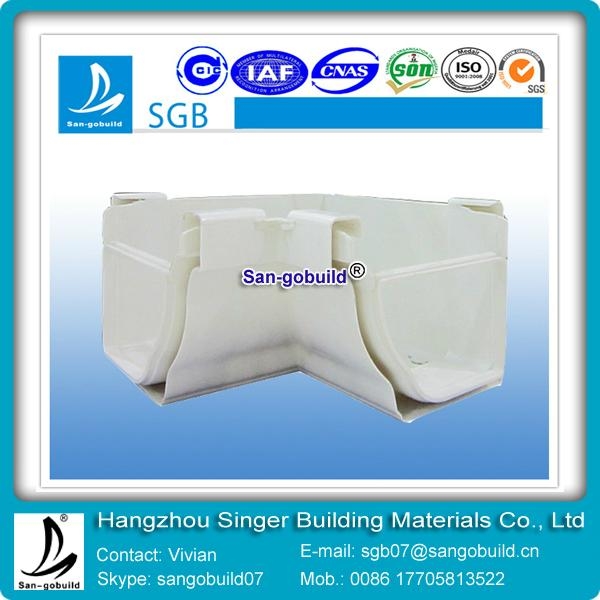 China Factory Pvc K-style Rain Water Gutter - pvc pipe - san-gobuild ...