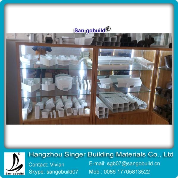 China Factory Pvc K-style Rain Water Gutter - pvc pipe - san-gobuild ...