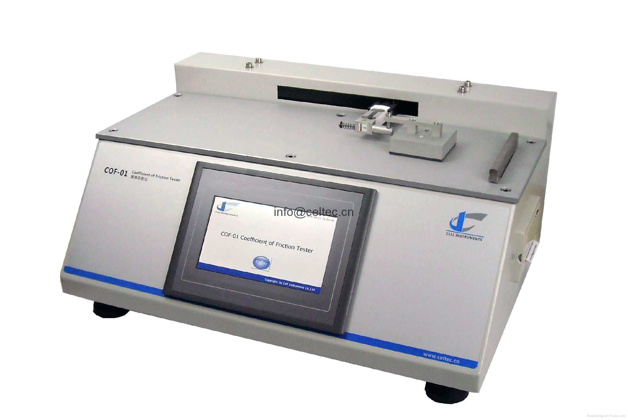 Coefficient of friction tester Static and kinetic COF tester - COF-01 ...