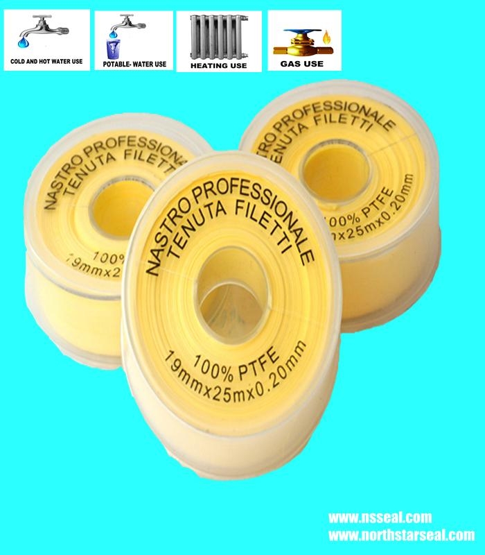 Yellow PTFE THREAD SEAL TAPE GAS USE - NS-198625 - OEM (China Manufacturer) - Pipe Fittings ...
