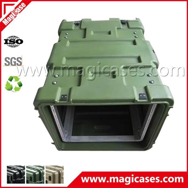 shockproof waterproof Footlockers hard 6u flight case rack case - MRC ...