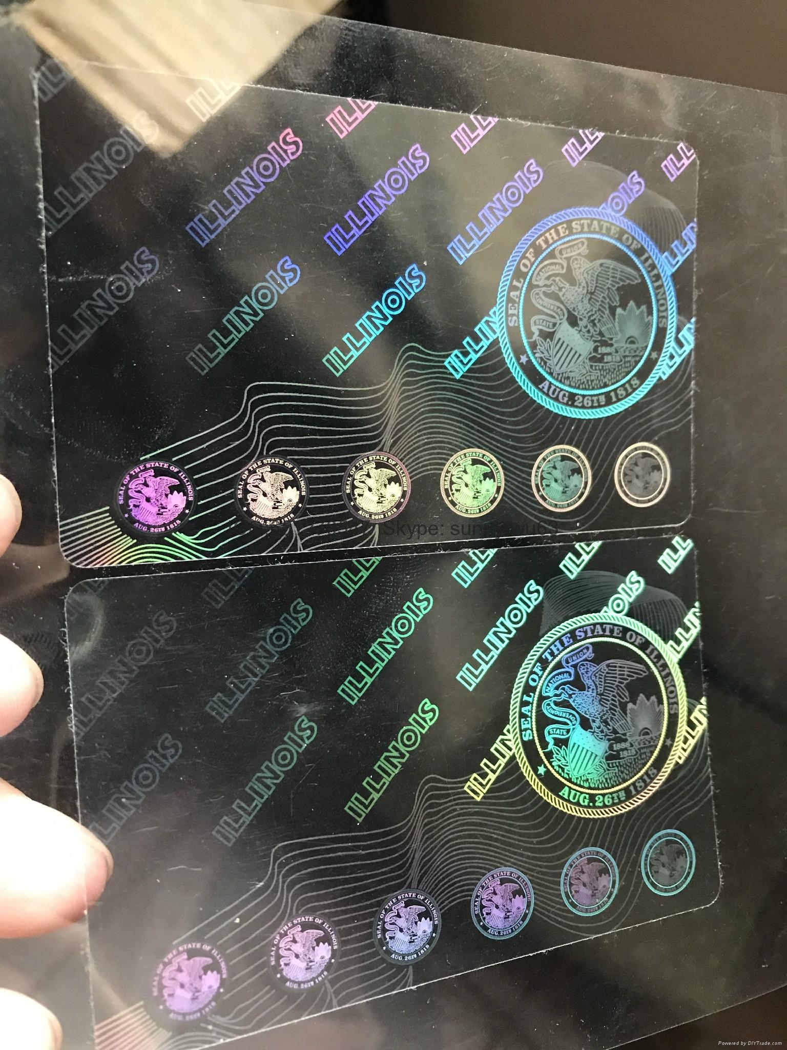 Illinois overlay hologram ID state overlay (China Manufacturer) - Anti ...