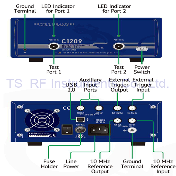 COBALT C1209 網路分析儀 (9GHz) - Copper Mountain Technologies (台灣 貿易商) - 電子 ...