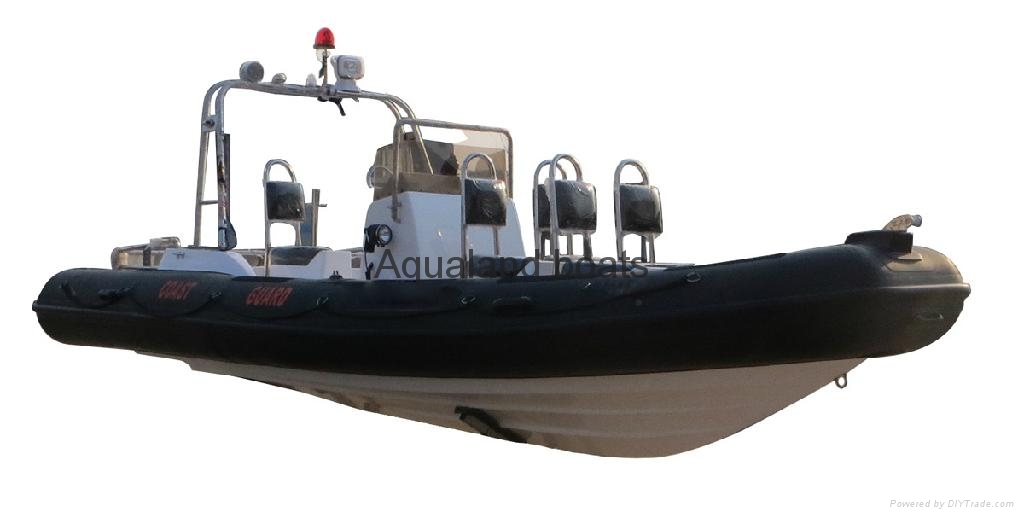 RIB BOAT RIGID INFLATABLE BOATVMilitary RIB patrol boat - RIB640B ...