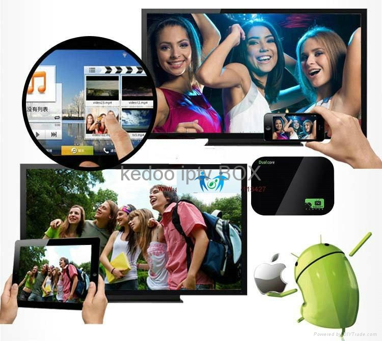 North America Kedoo Live satellite receiver no dish IPTV box with 315 ...