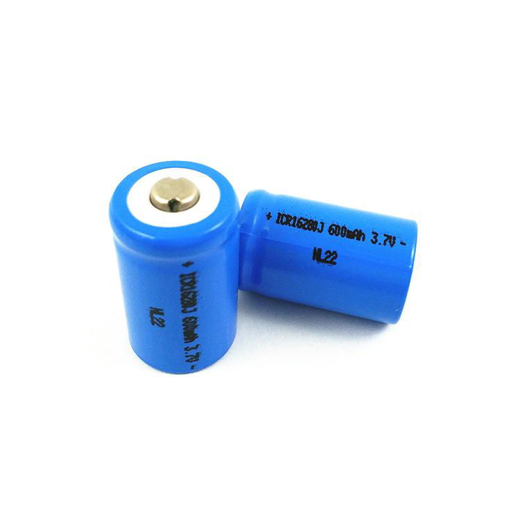 small size ICR 16280 rechargeable li ion battery 3.7v 500mah for toys ...