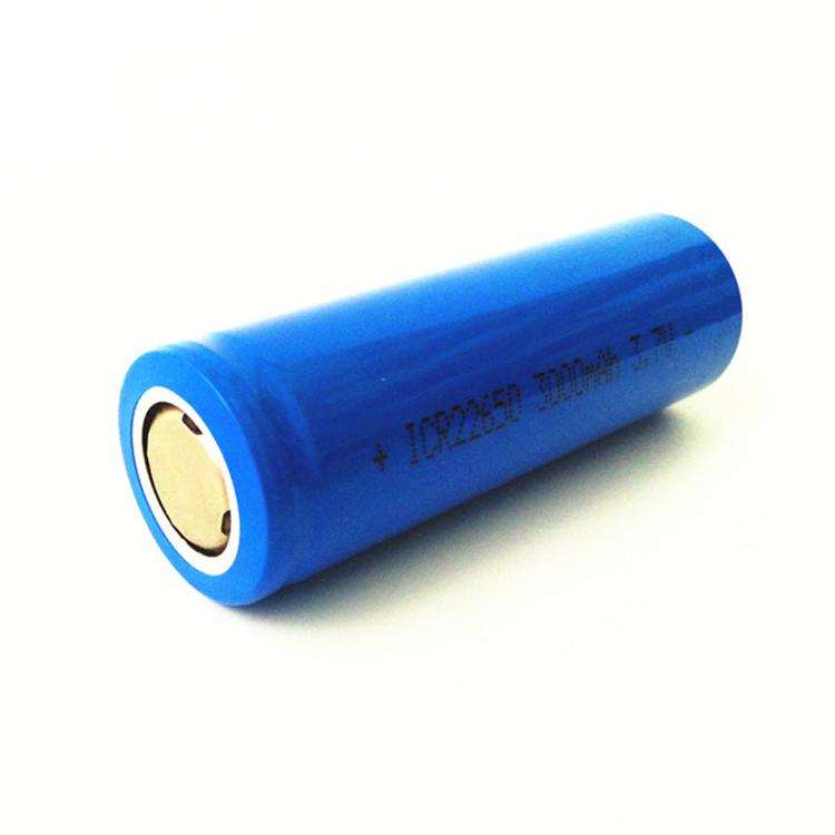 Flat top lithium ion battery ICR 22650 3000mah 3.7v for flash light ...