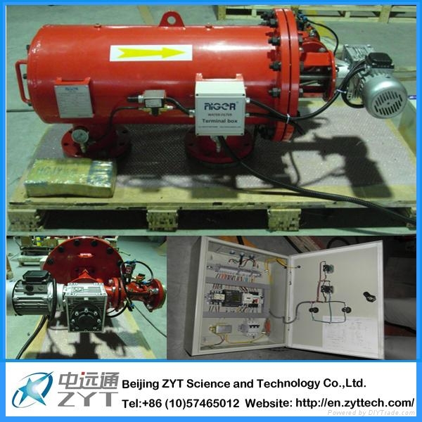 Industrial cooling tower water Purifying Self cleaning screen brush ...