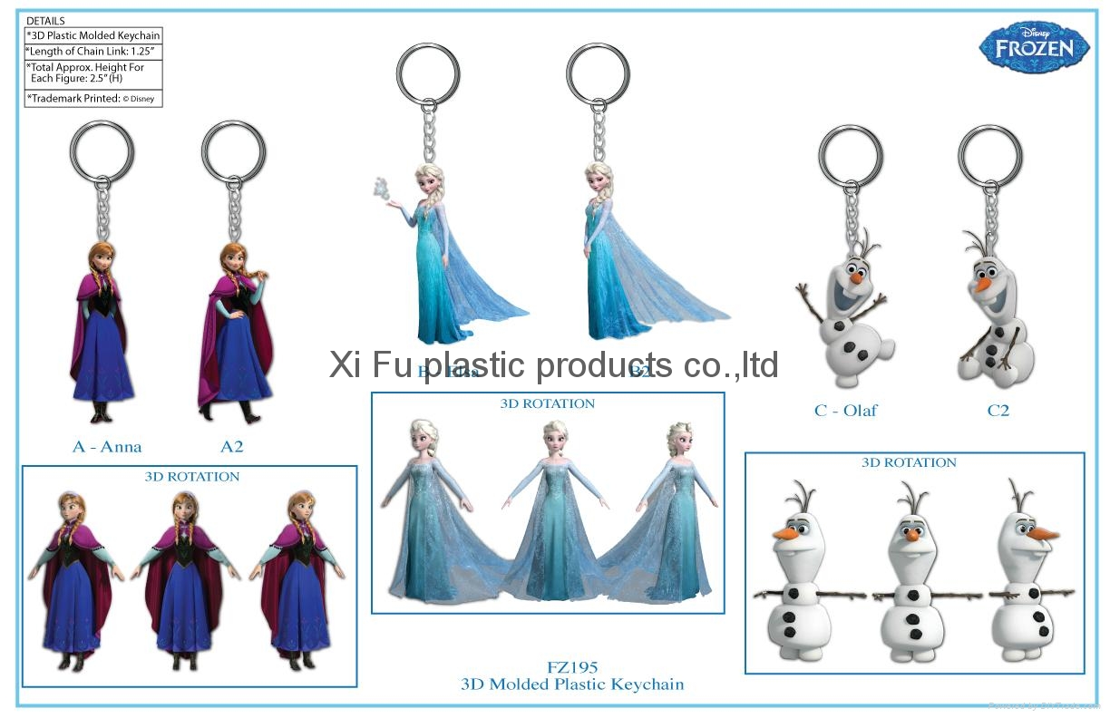 Disney licensed figure character products custom made plastic figure ...