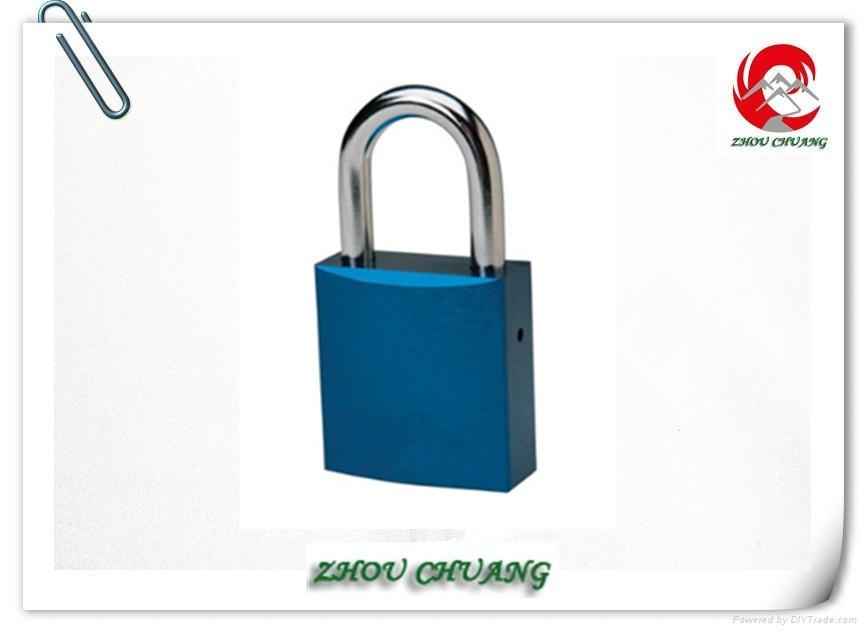 High Visibility Beautiful Padlock Aluminum Padlock - ZC23 - ZHOUCHUANG ...