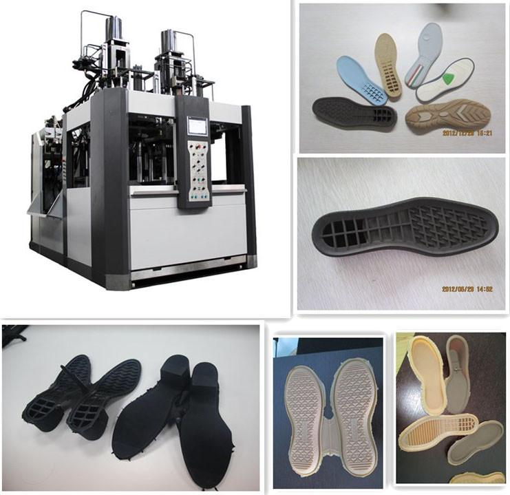 Full-Automatic rubber shoe sole injection molding machine for women's ...