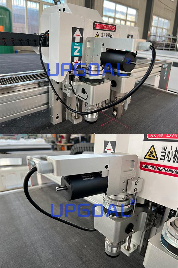 200W Oscillating Knife Cutting Machine with Creasing Wheels Mark Pen ...