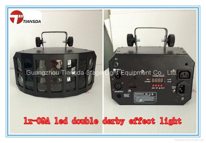 LED Double Derby Light Stage Effect Lighting Disco Studio Light - LX ...