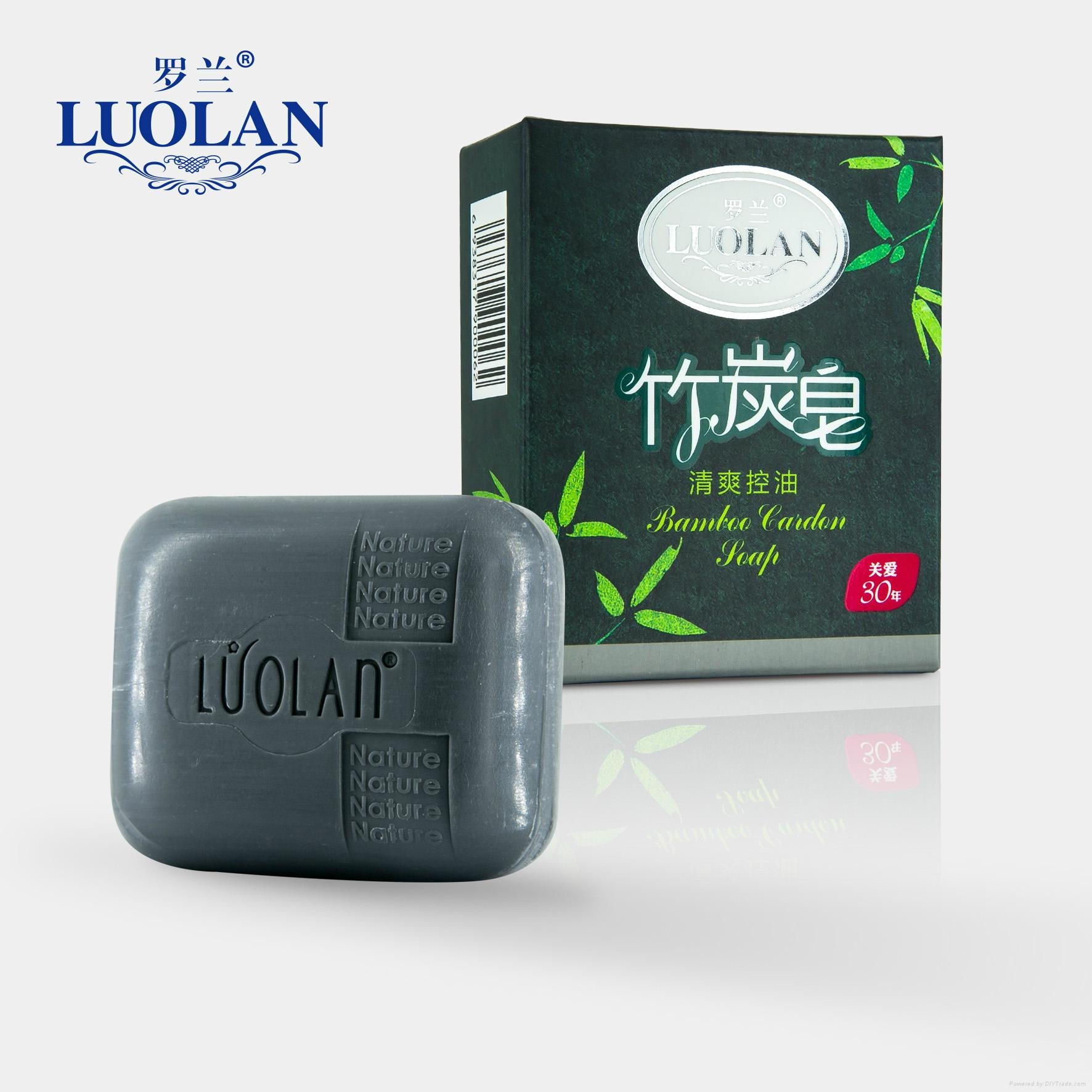 Bamboo Charcoal black bar soap with GMPC Mark, Black soap 120G - NT-231 ...