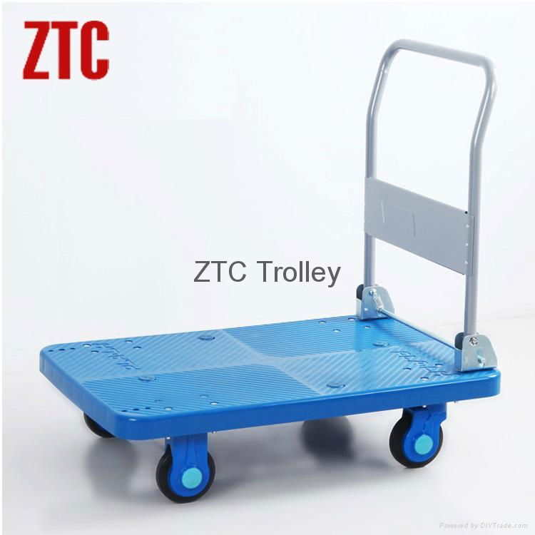 Folding flatform plastic trolley cart - LS150Y-DX - ZTC (China ...