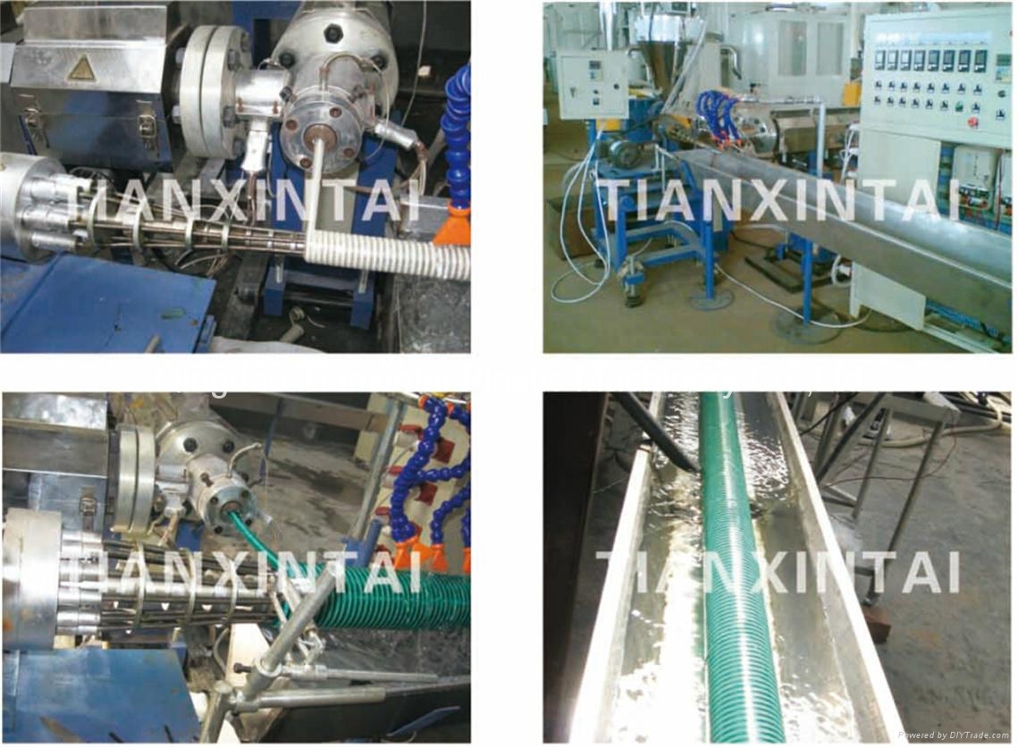 PVC spiral reinforced hose/pipe extrusion machine - TXT63 - TXT (China ...