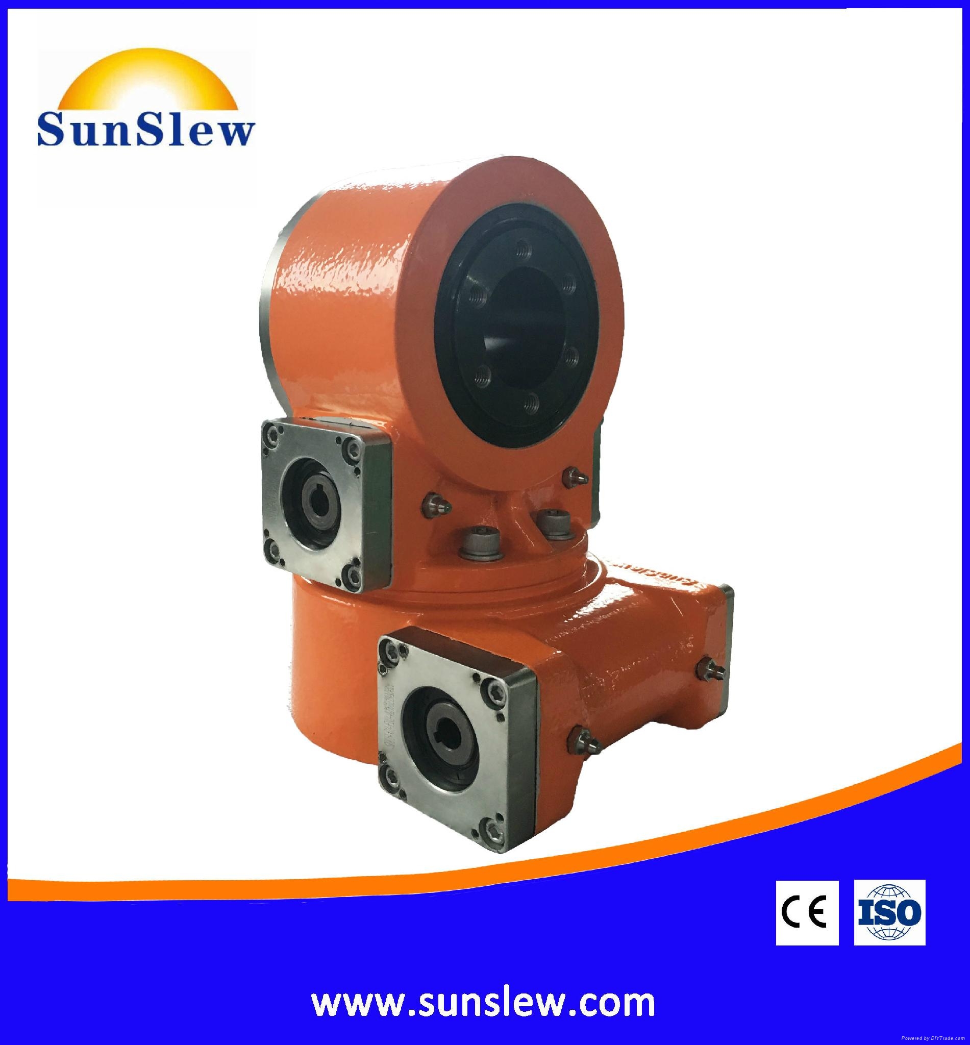 3 inch dual axis solar tracker slewing drive - SDD3-62 - SunSlew (China ...