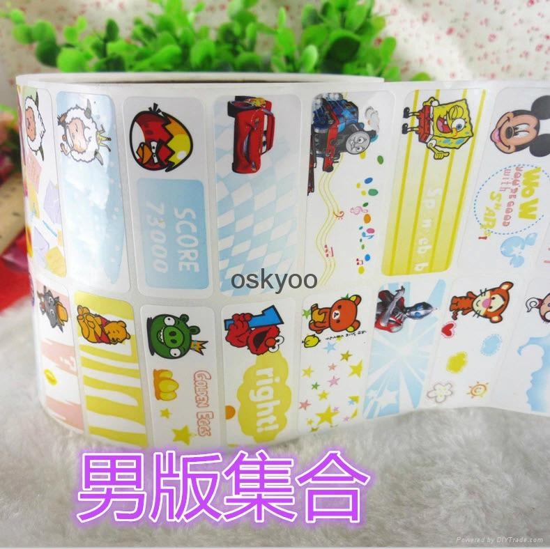 China Personalized cartoon name stickers - N001 (China Trading Company ...