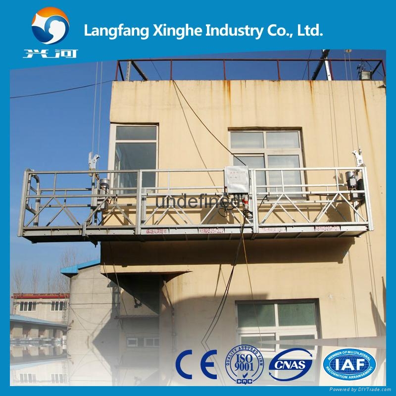 Aluminum temporary gondola working platform ZLP800 - XINGHE (China ...