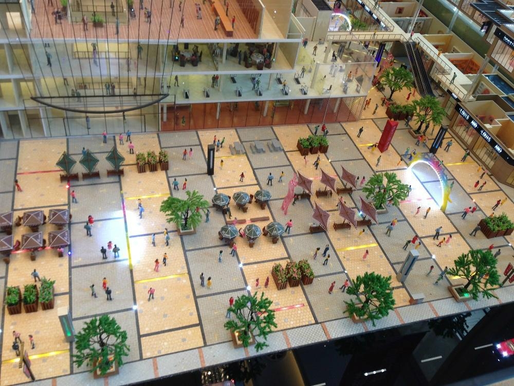 Shopping Mall Maquette Miniature building Model - SH-CM - SH MODEL ...