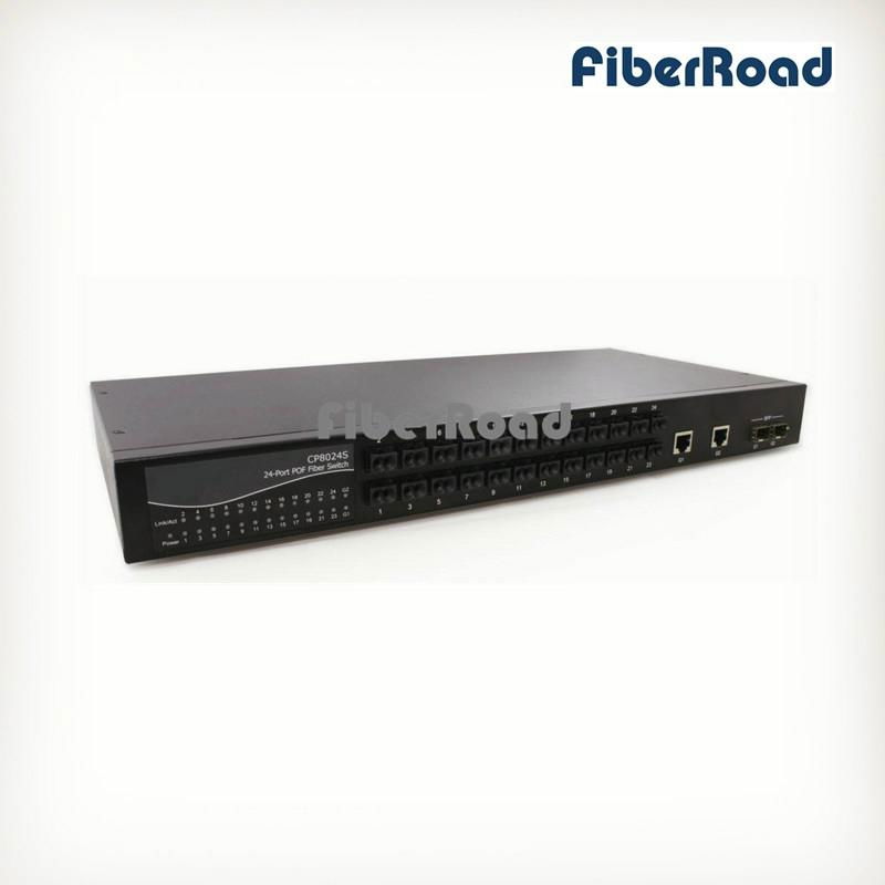 100M 24-Port Ethernet POF Switch - FR-POFSW24 - FiberRoad (China ...
