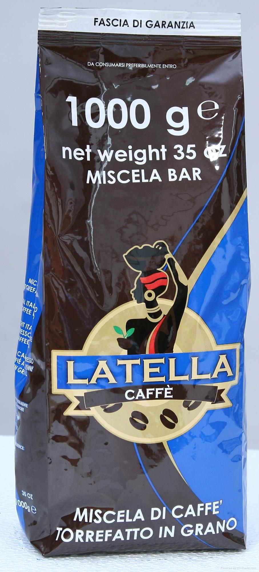 roasted coffee beans - pregiata - caffè latella (Italy Manufacturer ...