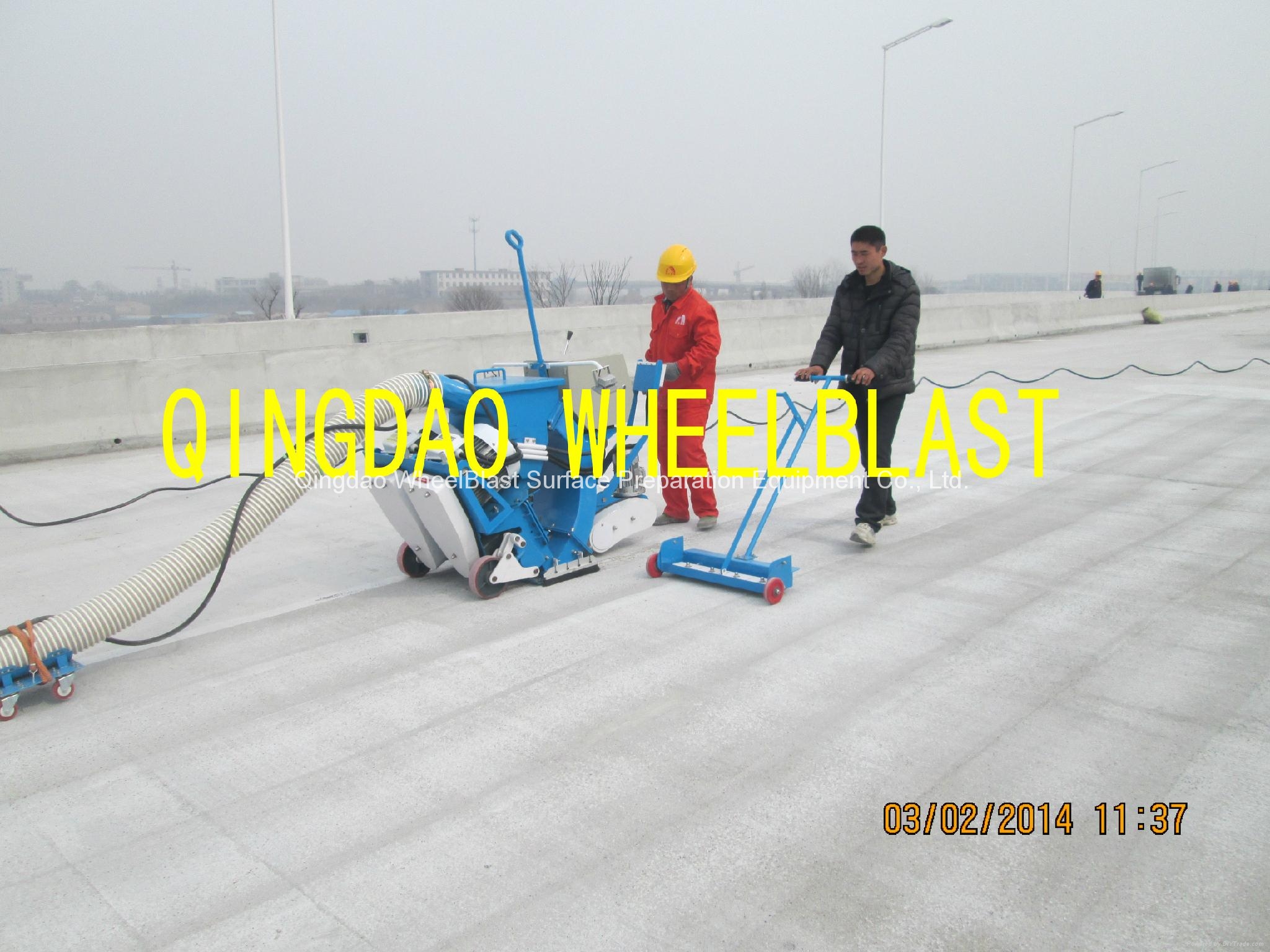 China road shot blasting machine - 550 850 - WHEELBLAST (China ...
