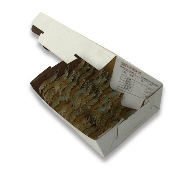 Frozen Seafood Box Wax Coated Foldable Cardboard Packaging - H011 - FC ...