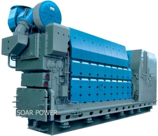 Man Crude Oil Generator Set - L+V32/40 (China Manufacturer) - Chemical ...