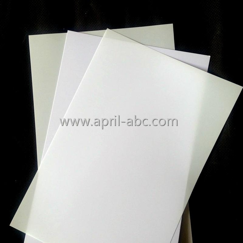 A4 Inkjet Printable Instant PVC Sheet White, Cards Material No-Laminate ...