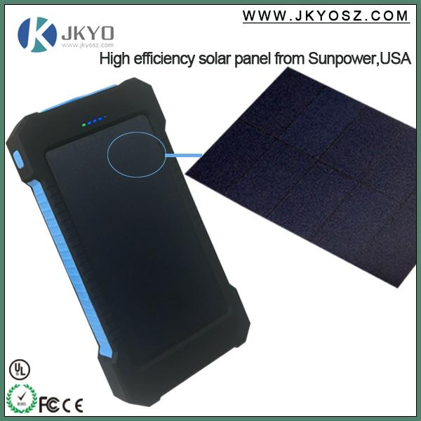 High efficiency Solar Power Bank with SUNPOWER Panel - JK-PBS15H - OEM ...