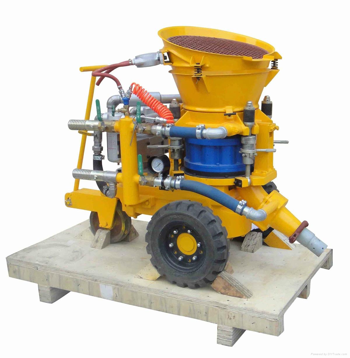 Air Engine Dry Shotcrete Machine - GZ-3A - GAODE EQUIPMENT CO., LTD ...