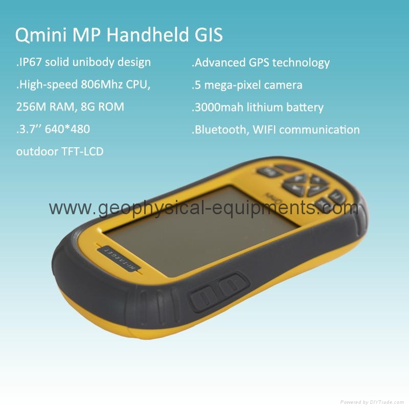 Ip67 High Accuracy Gis Data Collector Gps Navigator Qmini Mp Gold