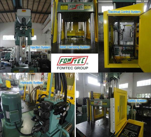 Small Vertical injection molding machine - FT-400 - FOMTEC (China ...