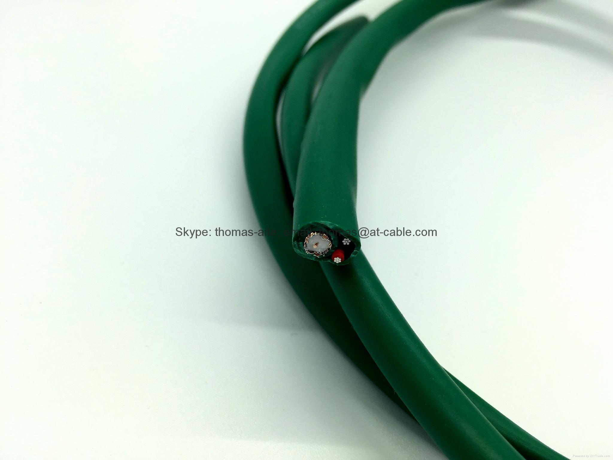 Câble hybride coaxial vidéo KX6 + alim. caméra 2x0.75 mm² - KX7+2C ...