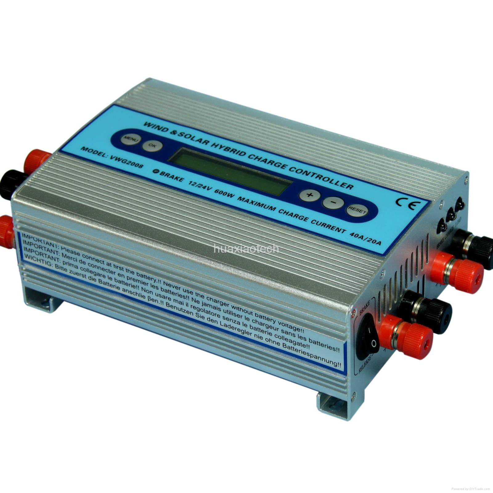 12V24V 600W Wind Solar generator Hybrid Charge Controller - VWG2008V2 ...