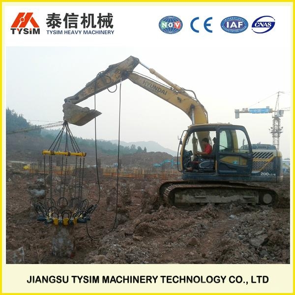 Good performance hydraulic round pile breaker KR315A - TYSIM (China ...