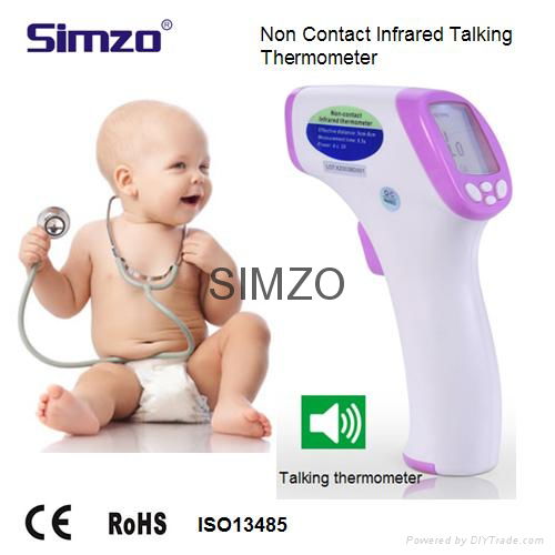 Non Contact Infrared Talking Body Thermometer - HW-2S - SIMZO (China ...