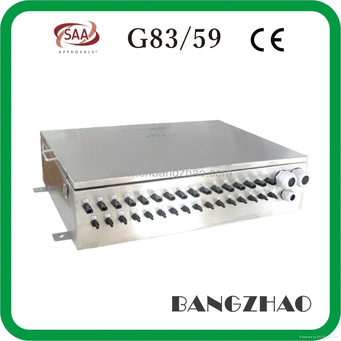16 strings solar combiner box with fuse and SPD - BPVB-16 - BANGZHAO ...