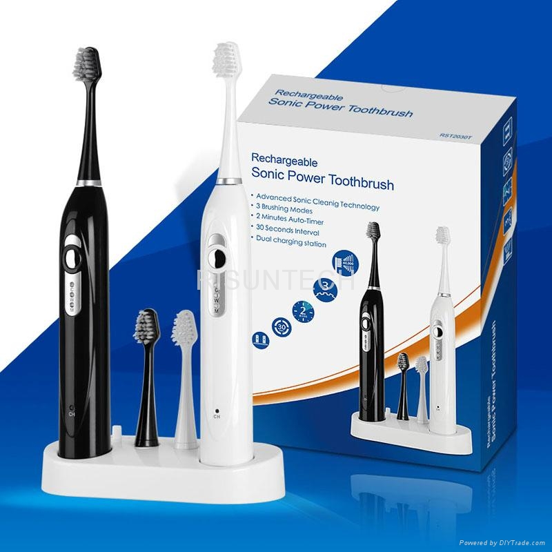 Rechargeable Sonic Power Electric Toothbrush - RST2030T - RISUN (China ...