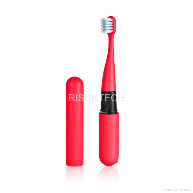 Pocket Mini Battery Sonic Electric Pulse Toothbrush - RST2102 - RISUN ...